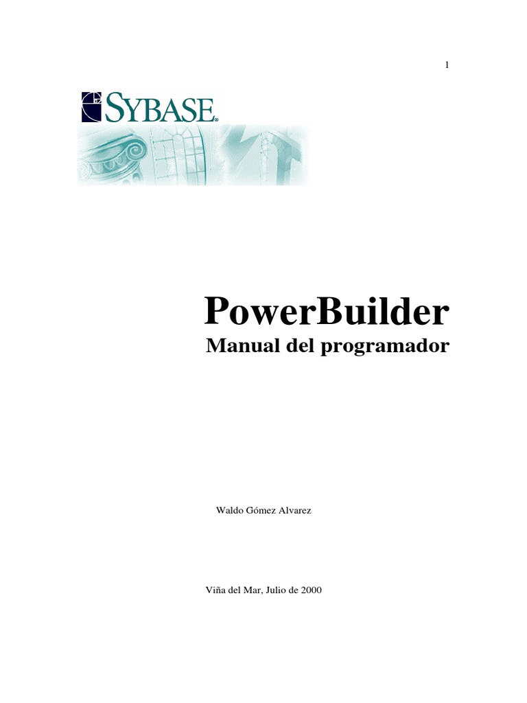 PowerBuilder Manual Del Programador | PDF | Objeto (informática) | Ventana (informática)