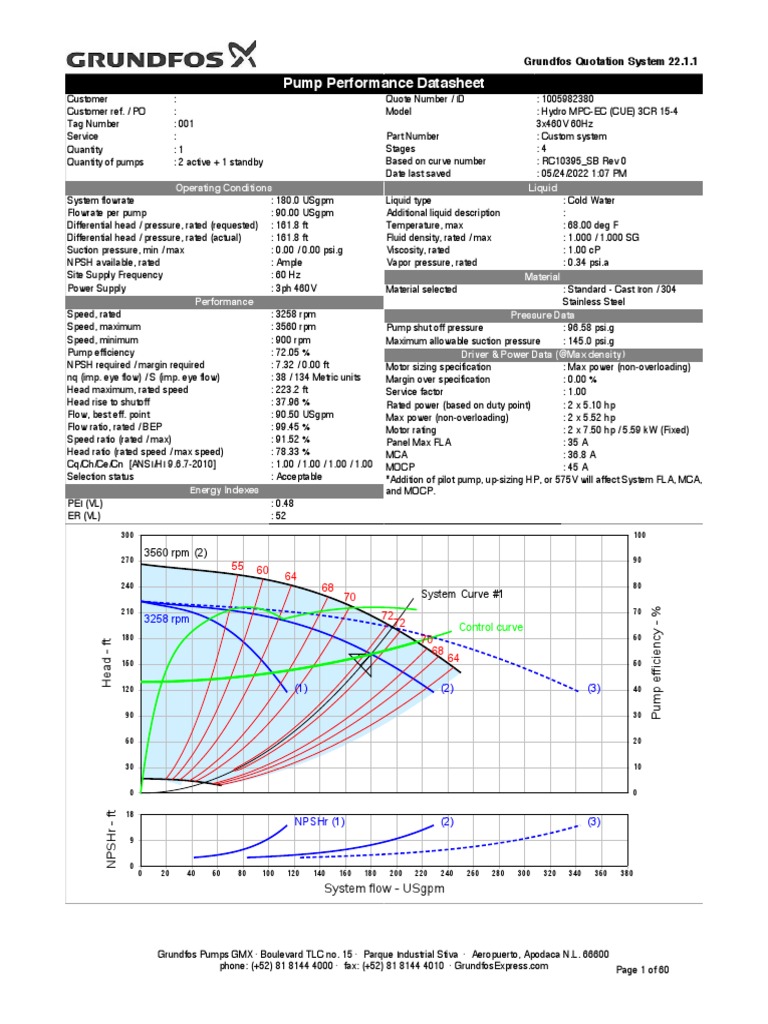 Data Tecnica | PDF | Pump | Liquids