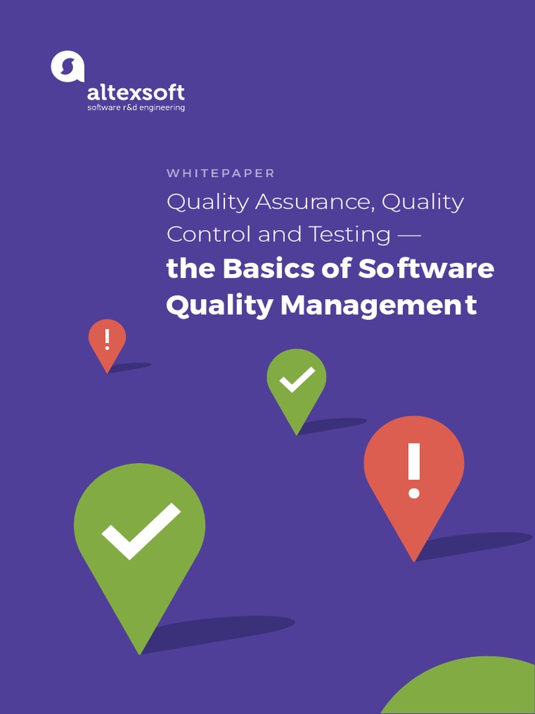 Quality Assurance Quality Control and Testing Whitepaper | PDF ...