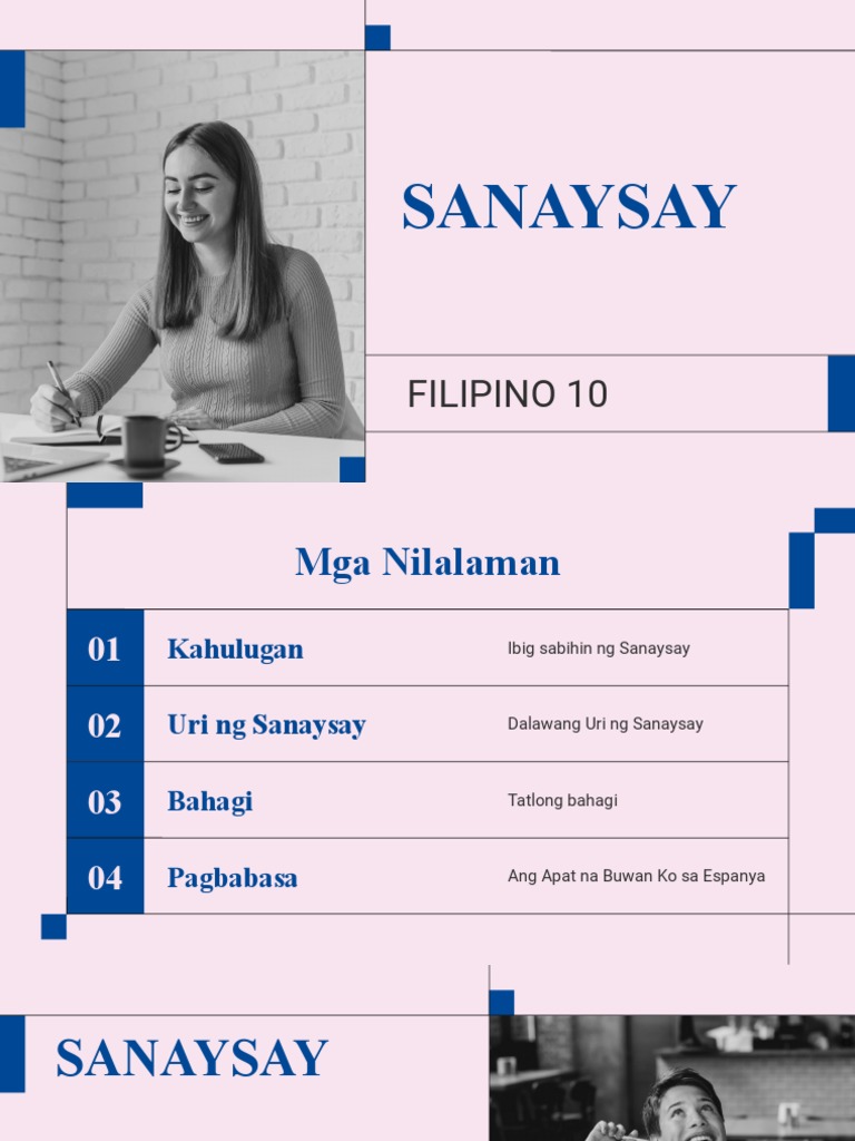3 Sanaysay | PDF