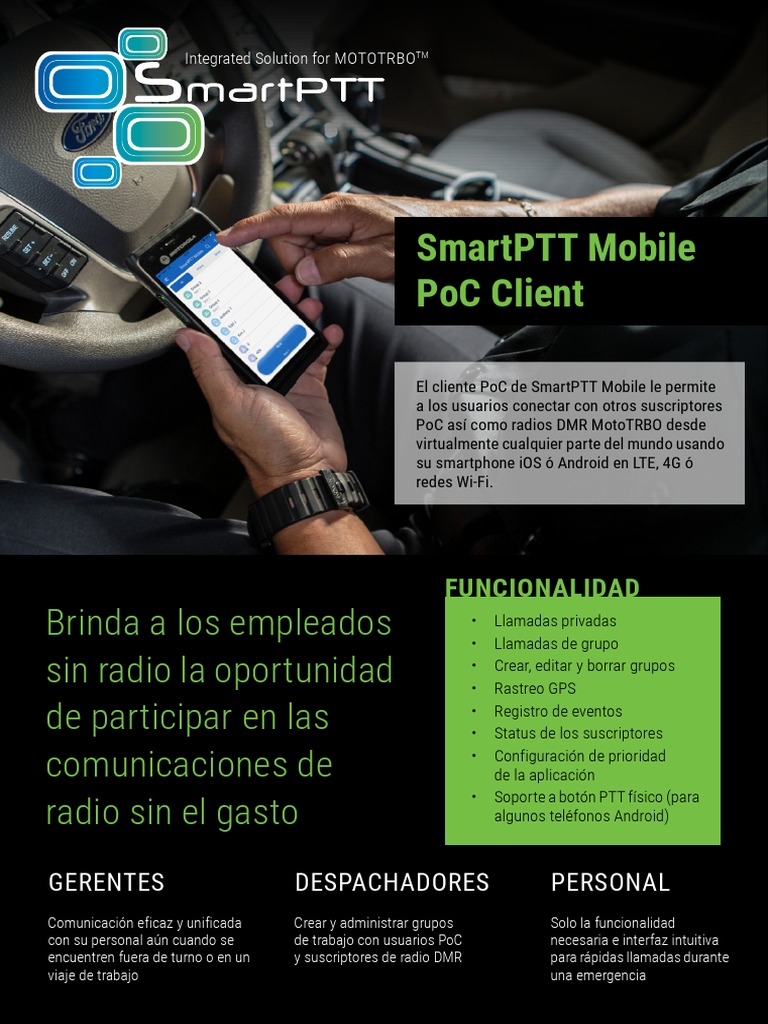 SmartPTT-Mobile-es | PDF | Teléfonos móviles | Smartphone