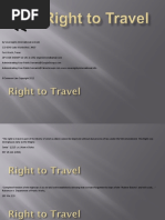 Printable Right To Travel Form | PDF | Federal Government Of The United ...