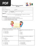 Evaluación N°1 Días Semana, Estaciones y Meses Del Año | PDF