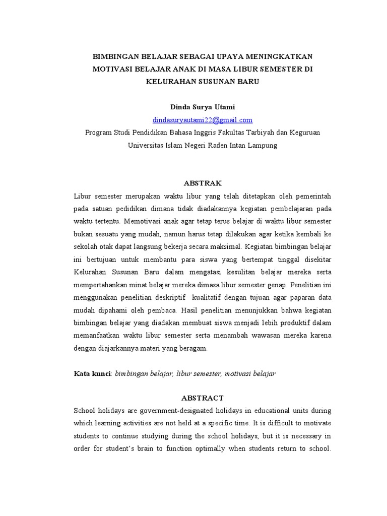 Contoh Artikel | PDF