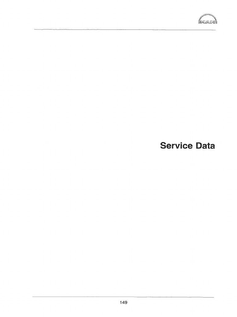 MAN D2840-42 LE301 Service Data | PDF