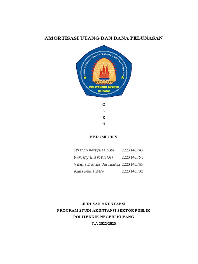 Amortisasi Utang dan Dana Pelunasan | PDF