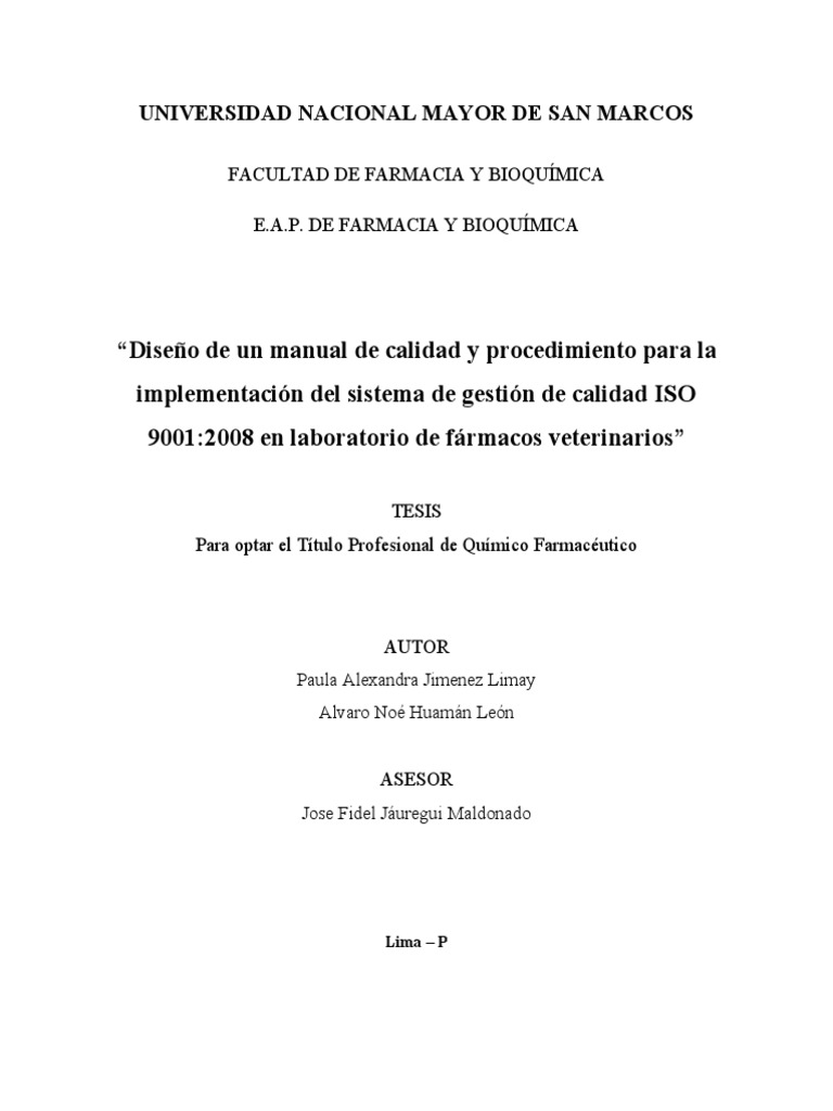 Manual de Procesos | PDF | Calidad (comercial) | Sistema de manejo de calidad