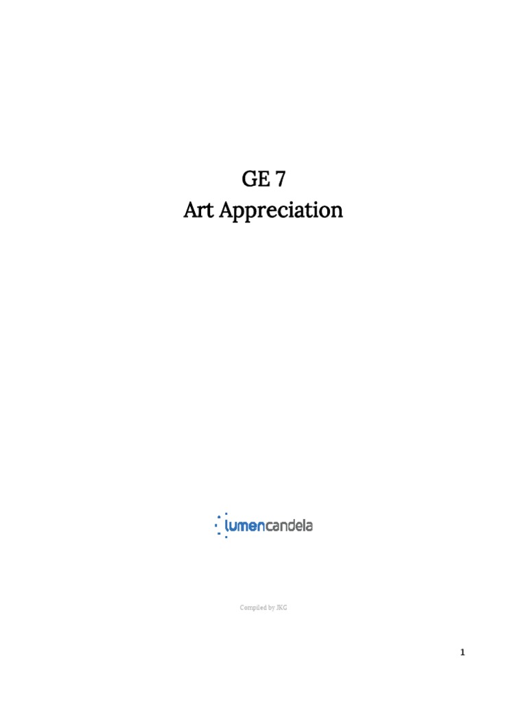 Art Appreciation Pdf Color Aesthetics