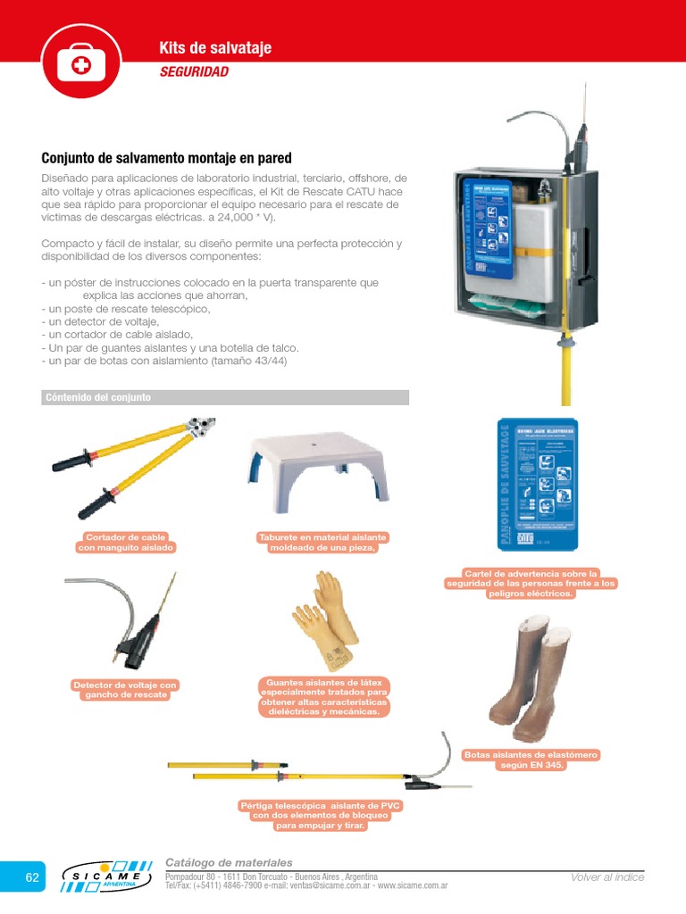 Conjunto de Salvamento 1 | PDF | Aislador (Electricidad ...