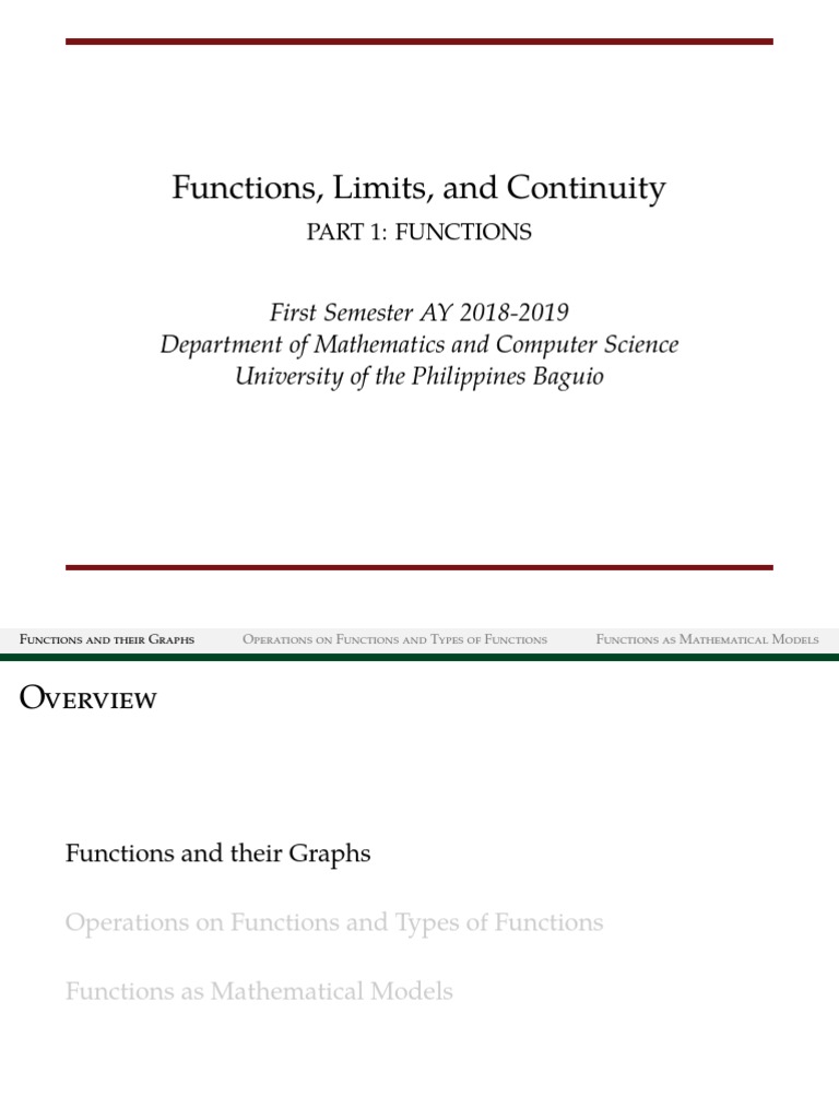 m100 Chapter1 Part1 | PDF | Function (Mathematics) | Variable (Mathematics)