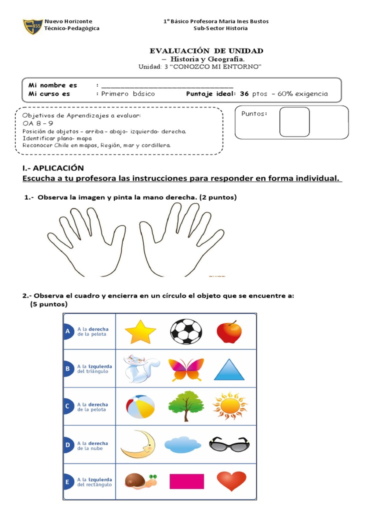 Evaluacion Unidad 3 1 Basico Historia | PDF