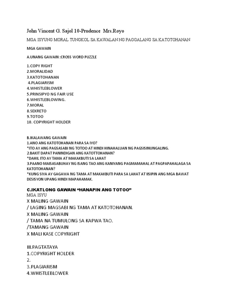 Esp10 - Q4 - Las 3 | PDF