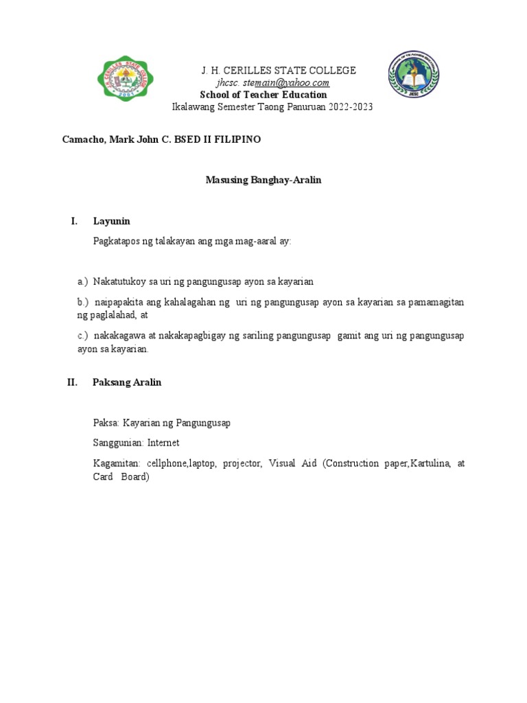 Lesson Plan | PDF