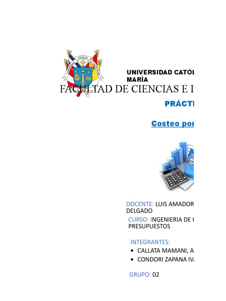 Costos Practica 5 3.0 | PDF | Producción y fabricación | Business