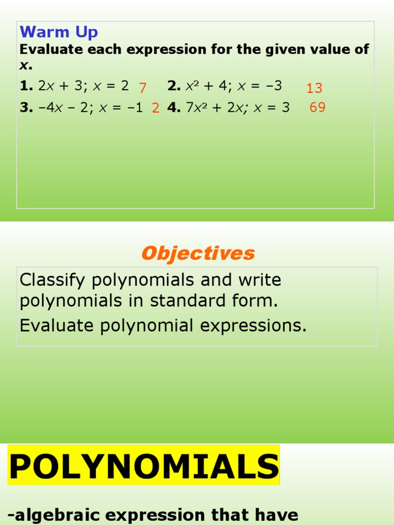 Polynomials PPP | PDF | Polynomial | Mathematics Of Computing