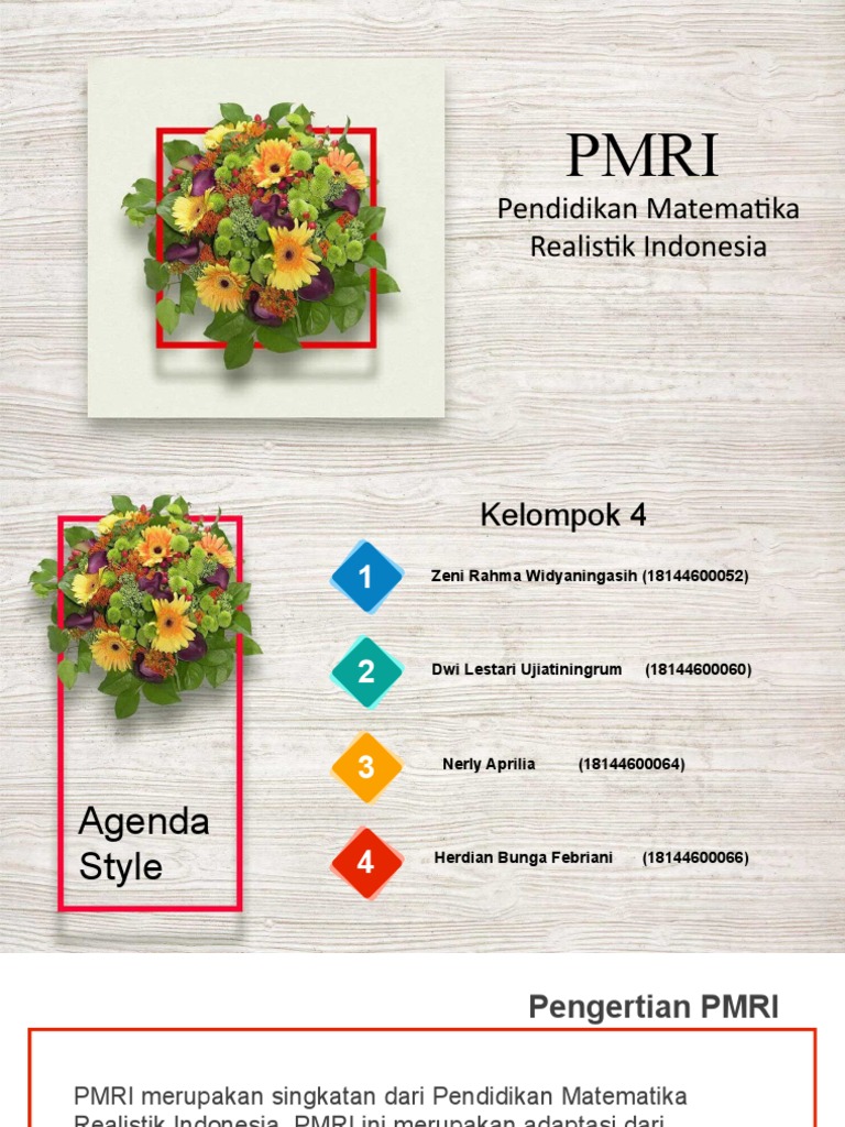PMRI: Pembelajaran Matematika Realistik | PDF | Karier & Perkembangan ...