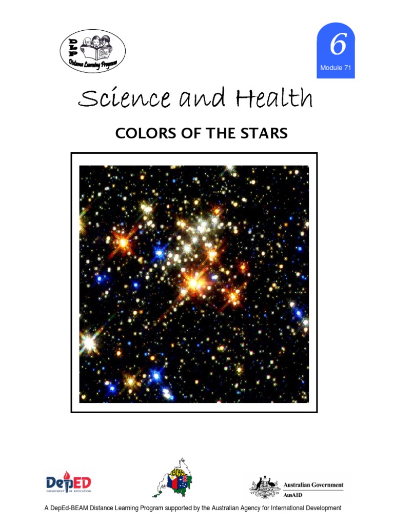 Science 6 DLP 71 - Colors of Stars | PDF | Stars | Stellar Astronomy