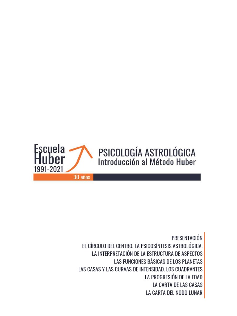 Introduccion Al Metodo Huber | PDF | Horóscopo | Sicología