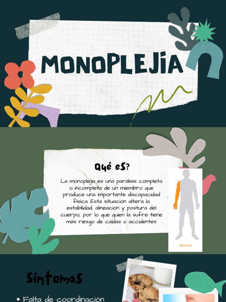 Monoplejia | PDF | Salud y bienestar