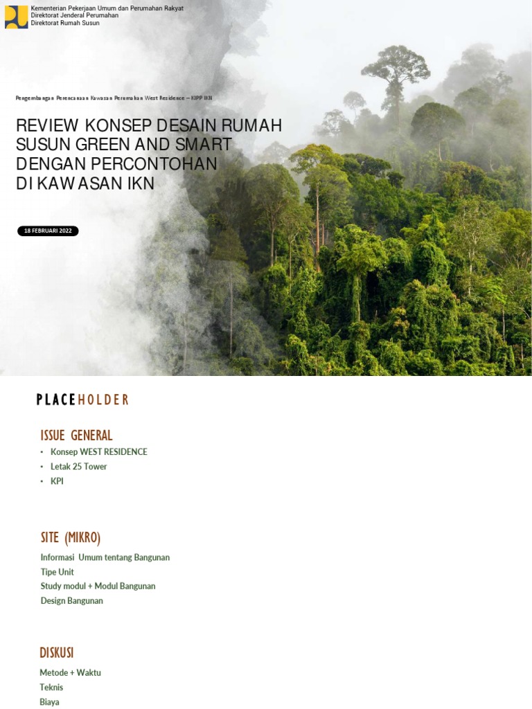 Basic Design Rusun IKN - BUMN v2 | PDF