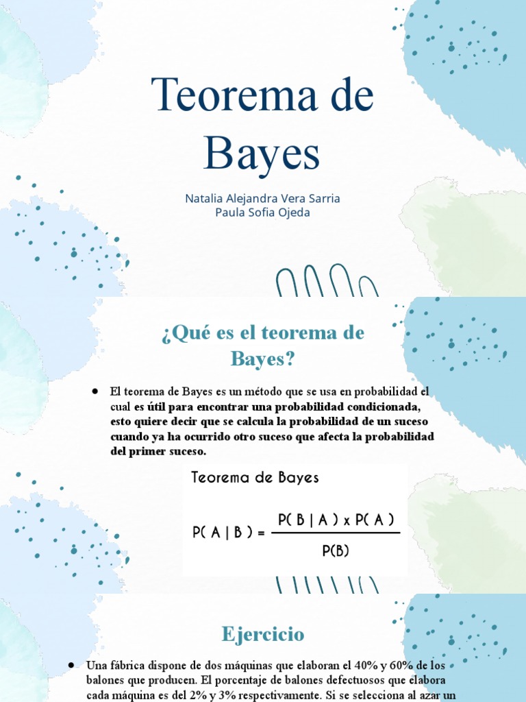 Teorema de Bayes | PDF