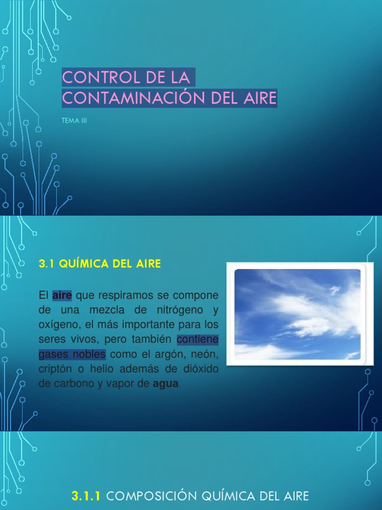 3.1 - Contaminación Del Aire | PDF | Ozono | Atmósfera de tierra