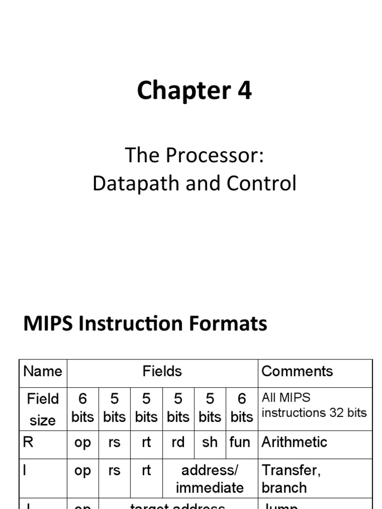 Processor DP Control | PDF | Central Processing Unit | Electronic Design