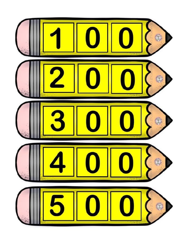 Llavero Movil de Numeros Hasta Mil | PDF