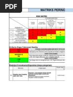 Penilaian Matriks Risiko K3 | PDF