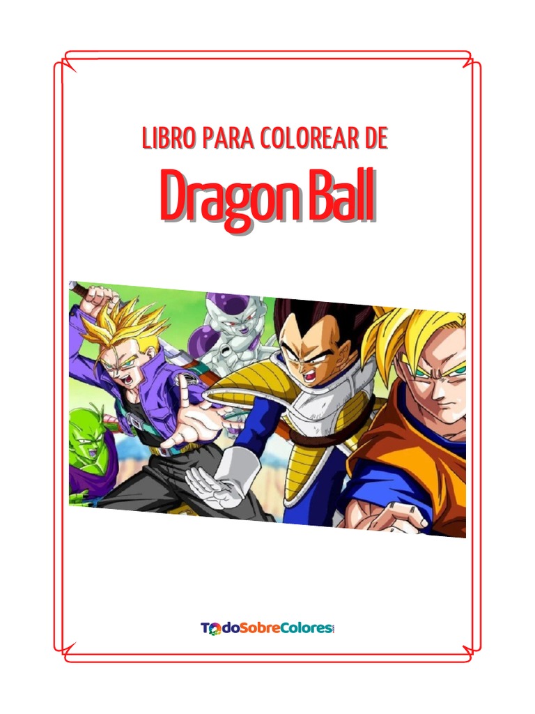 Libro para Colorear de Dragon Ball | PDF