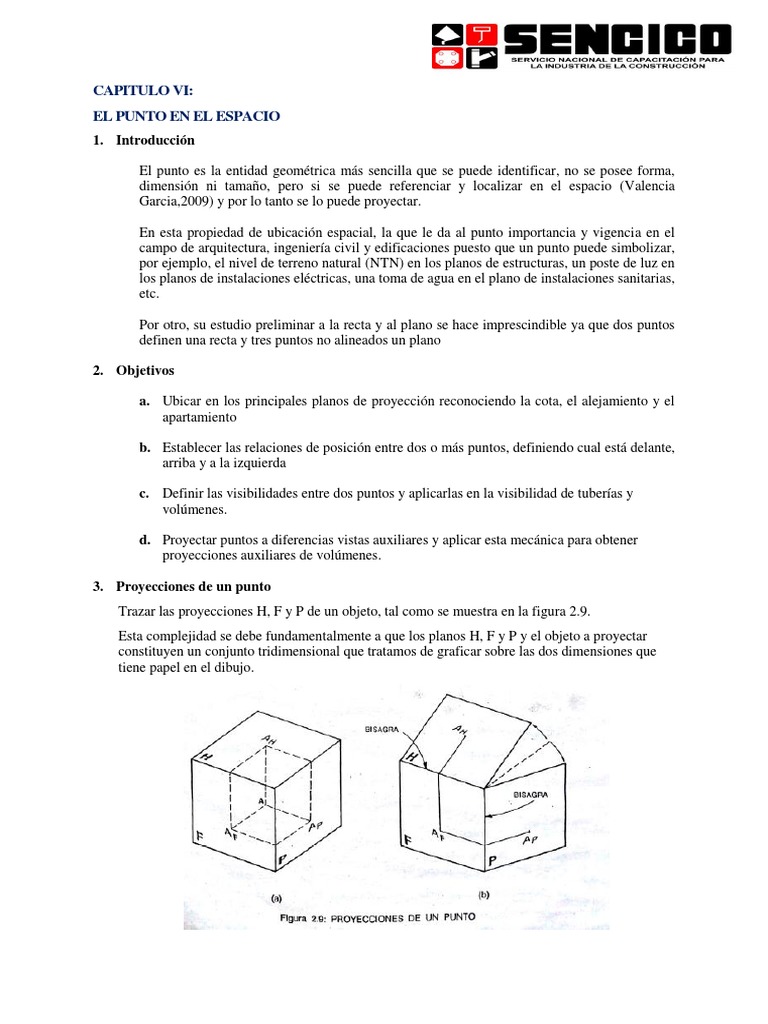Capitulo Vi El Punto en El Espacio | PDF | Geometria plana) | Espacio