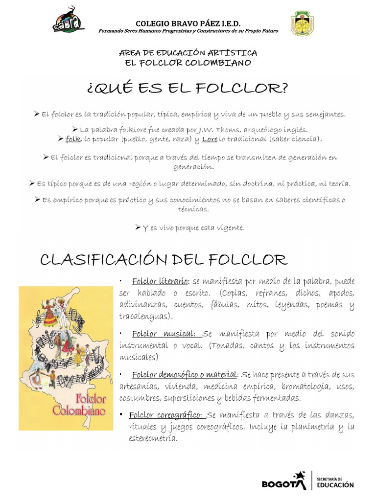 Guia Folclor Colombiano | PDF