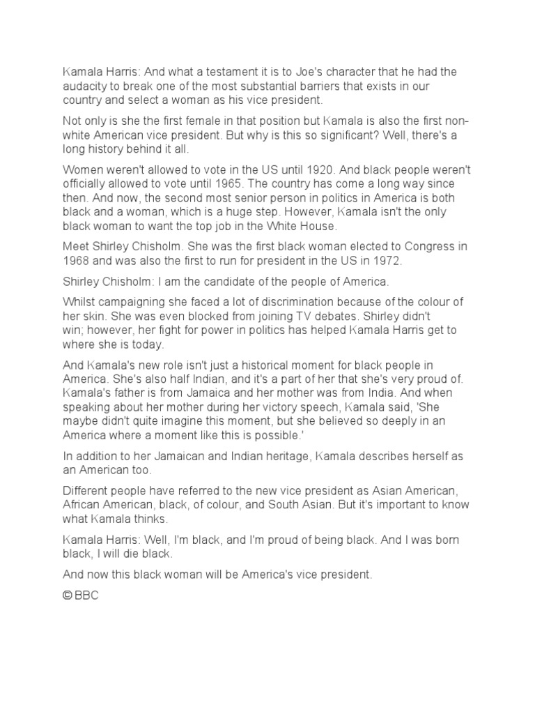 Kamala Harris | PDF