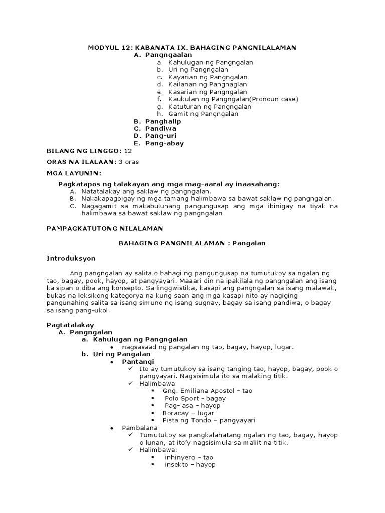 EM 103 Week 12 - Pagtuturo NG Filipino Sa Elementarya | PDF
