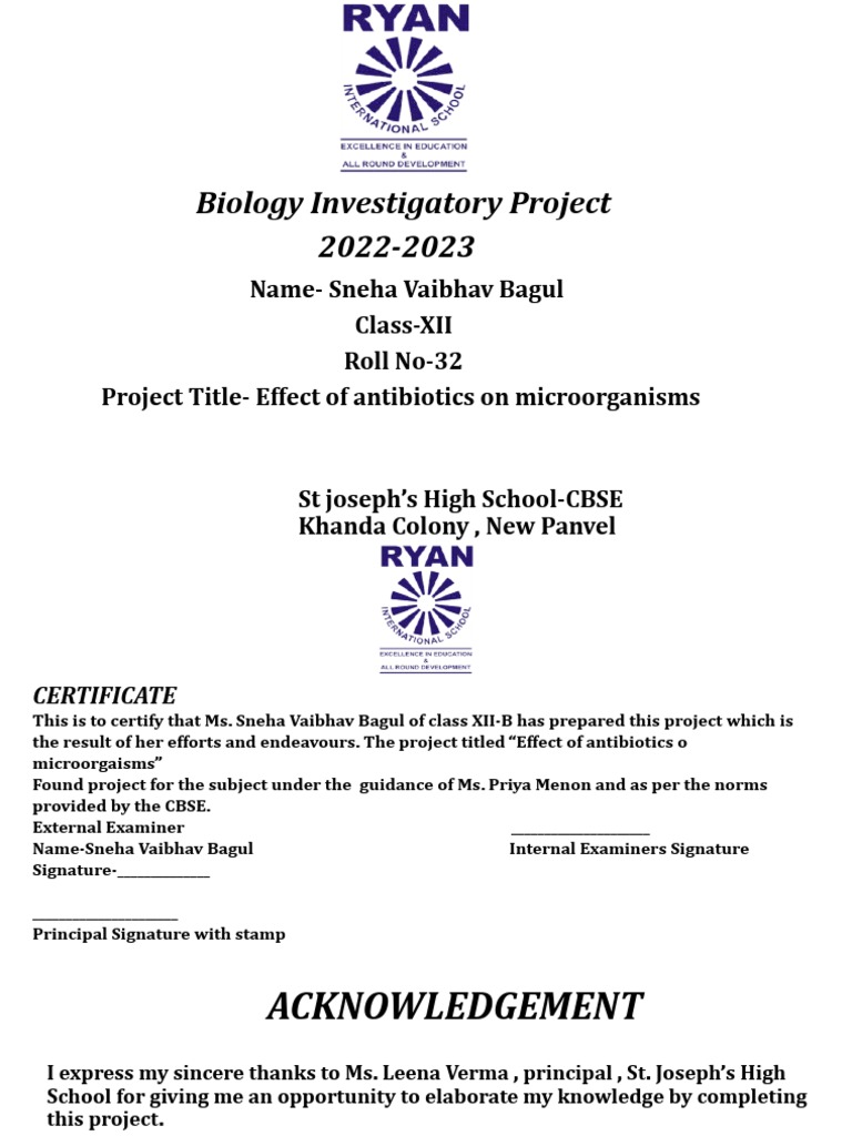 Antibiotic Resistance Microbe Study | PDF | Bacteria | Infection