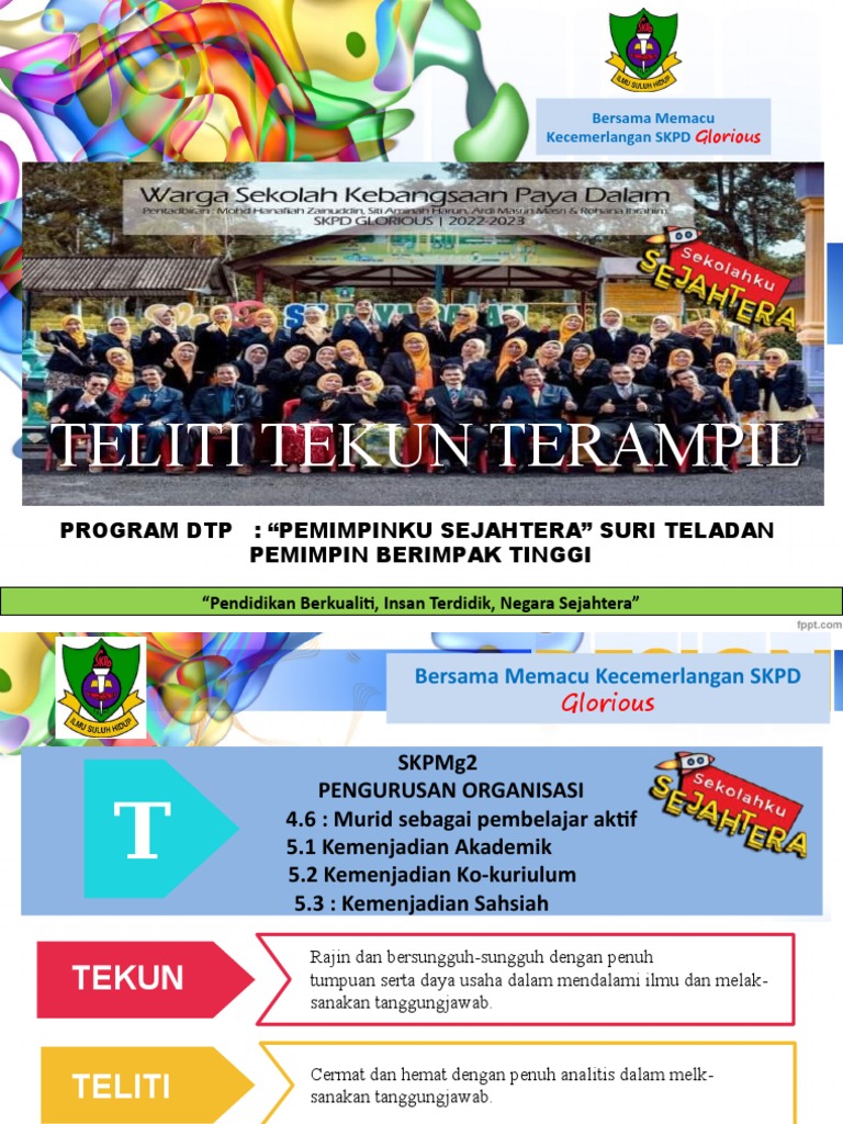 Program DTP Pemimpinku Sejahtera 2022 | PDF
