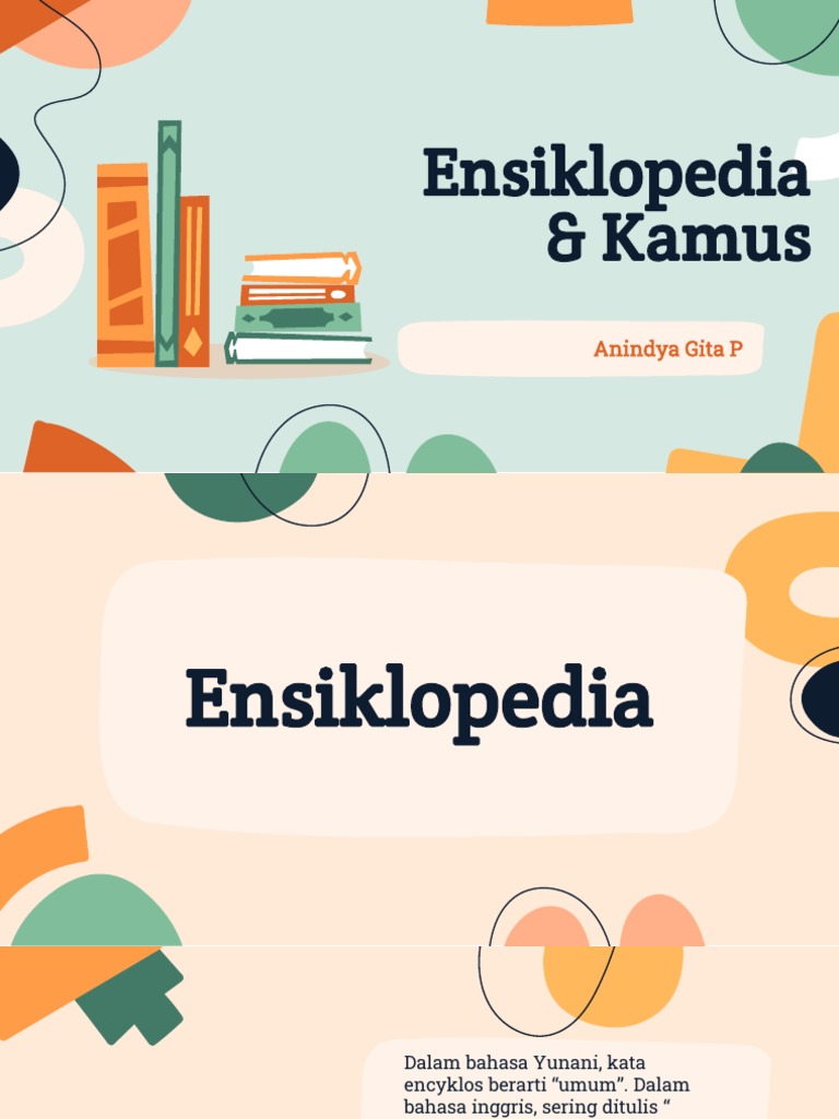 Ensiklopedia Dan Kamus | PDF