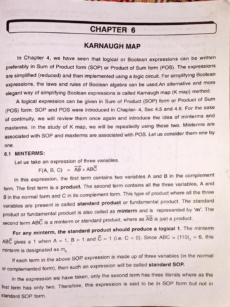 Karnaugh Map Pdf