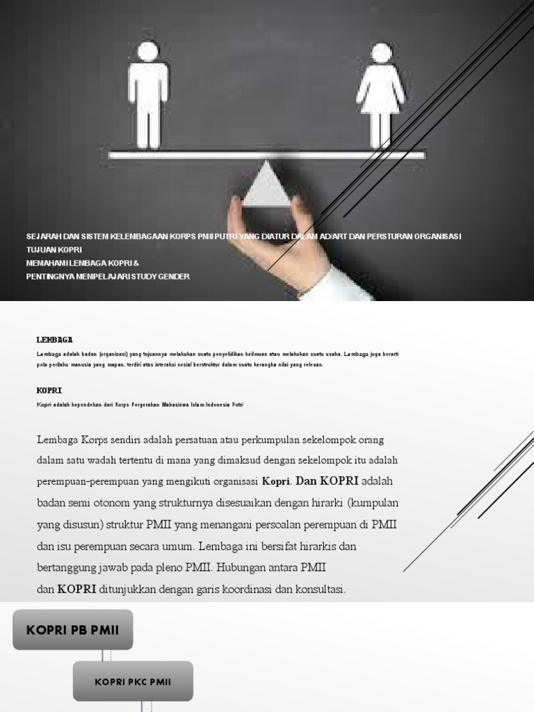 SEJARAH DAN PERKEMBANGAN KOPRI DALAM STRUKTUR ORGANISASI PMII | PDF