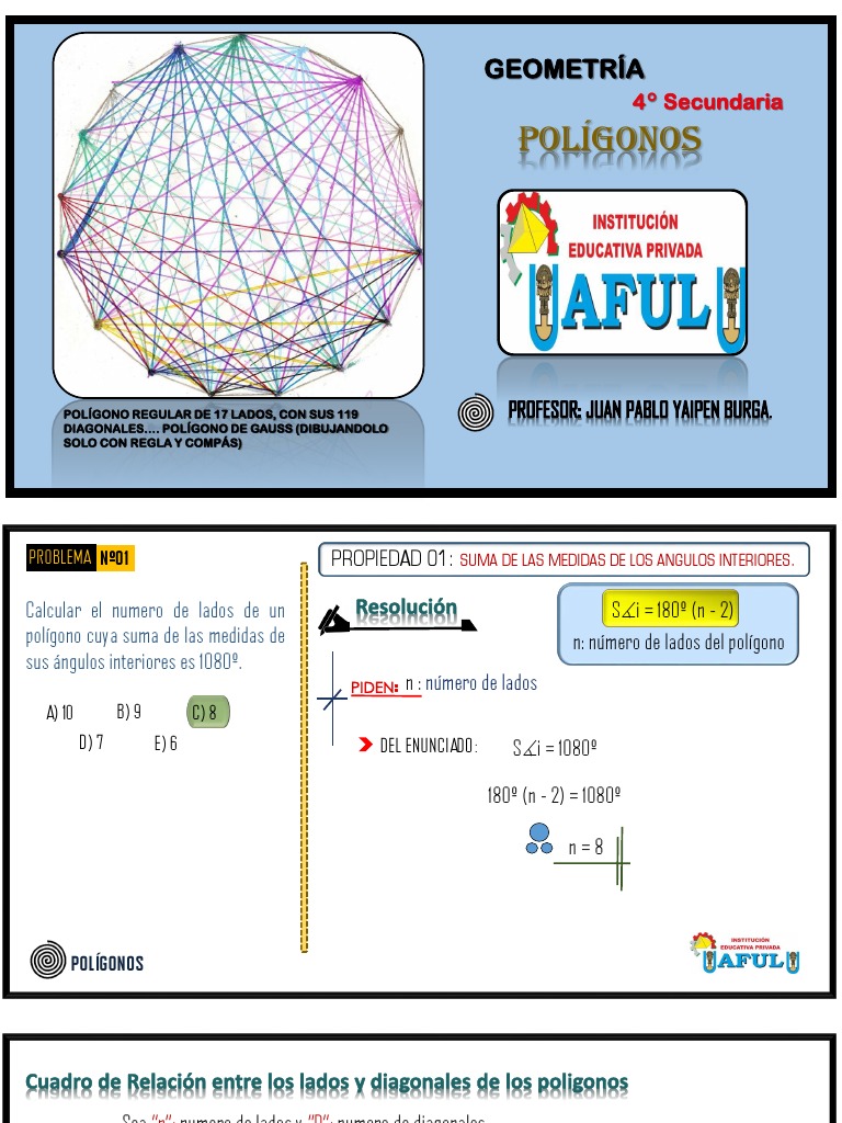 Tema 06 Poligonos | PDF | Euclides | Geometría del plano euclidiano