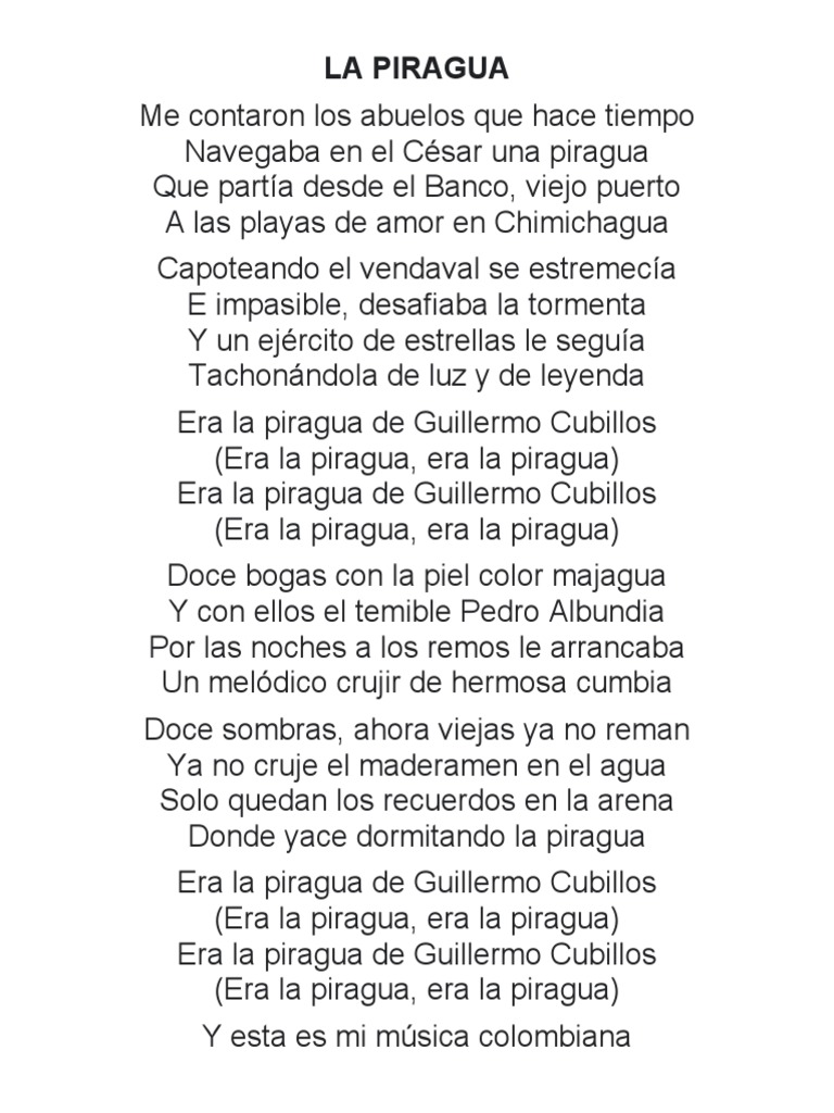 La Piragua | PDF