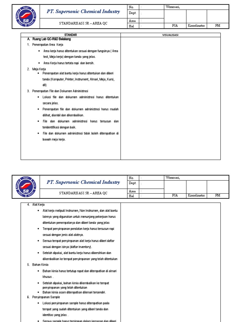 Standarisasi Lab QC | PDF