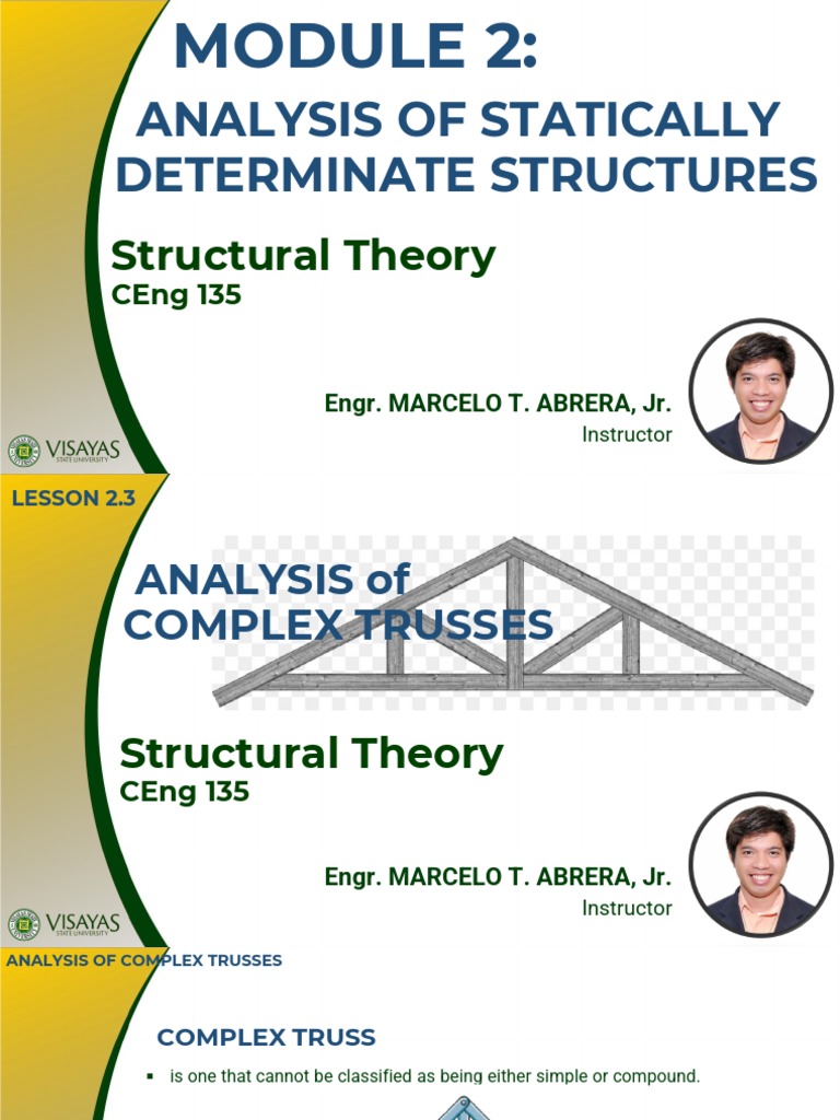 10 Analysis of Complex Trusses | PDF