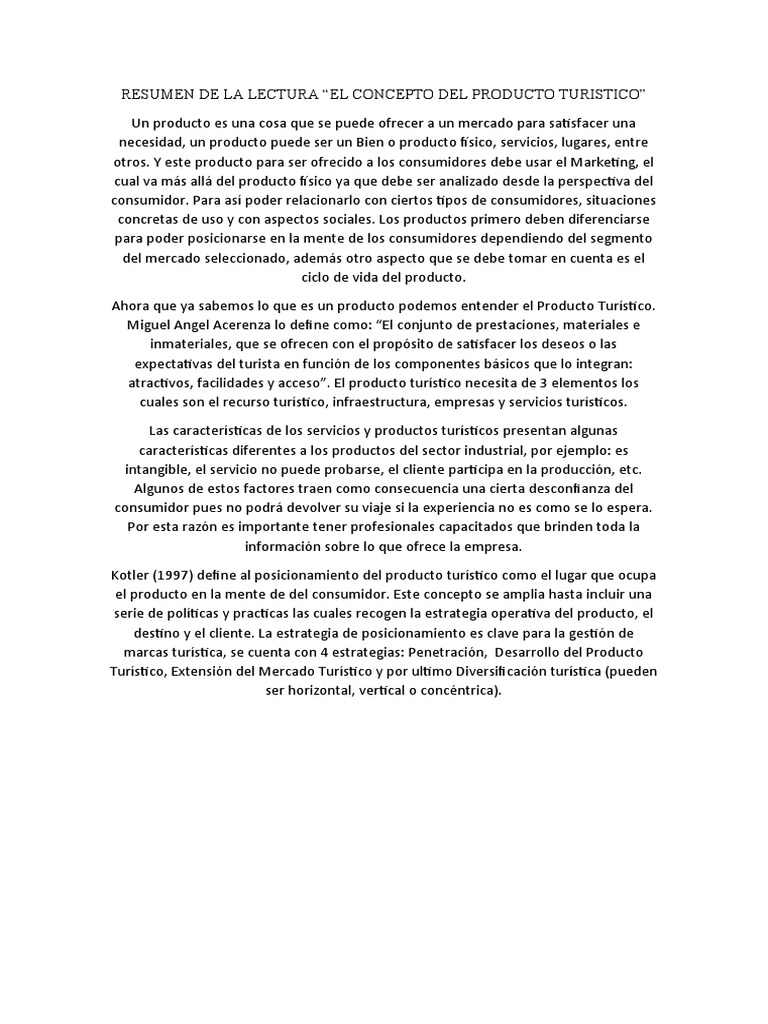 Resumen de La Lectura | PDF Resumen de La Lectura | PDF