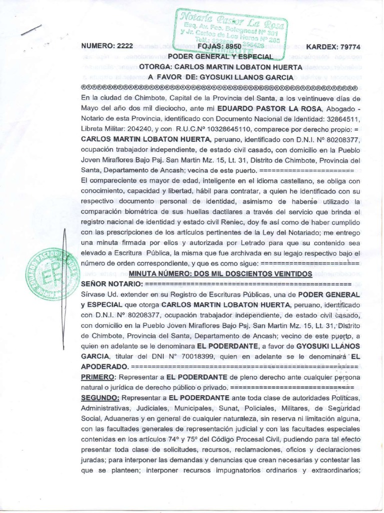 Documento de La Notaria | PDF