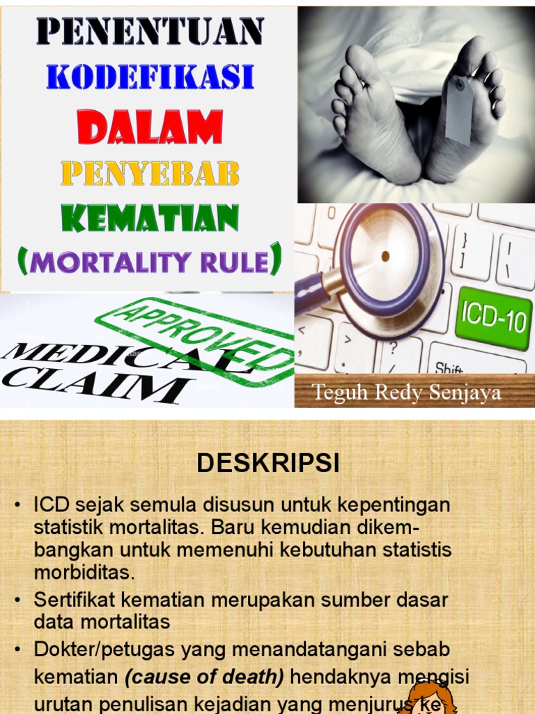 Penentuan Kodefikasi Penyebab Kematian | PDF