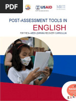 Learners Individual Reading Assessment Tool | PDF | Pandemic | Common Cold