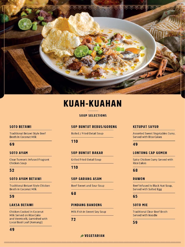 E-Menu Kafe Betawi | PDF