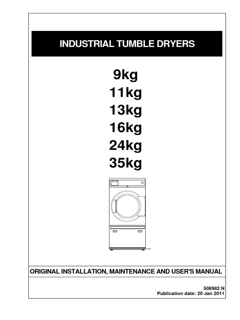Primus Dryer T13 - Manual | Download Free PDF | Switch | Clothes Dryer