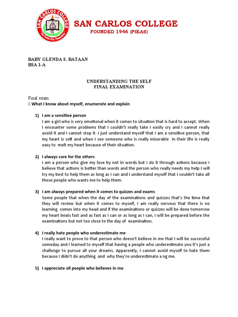 Uts Final Exam | PDF | Psychology